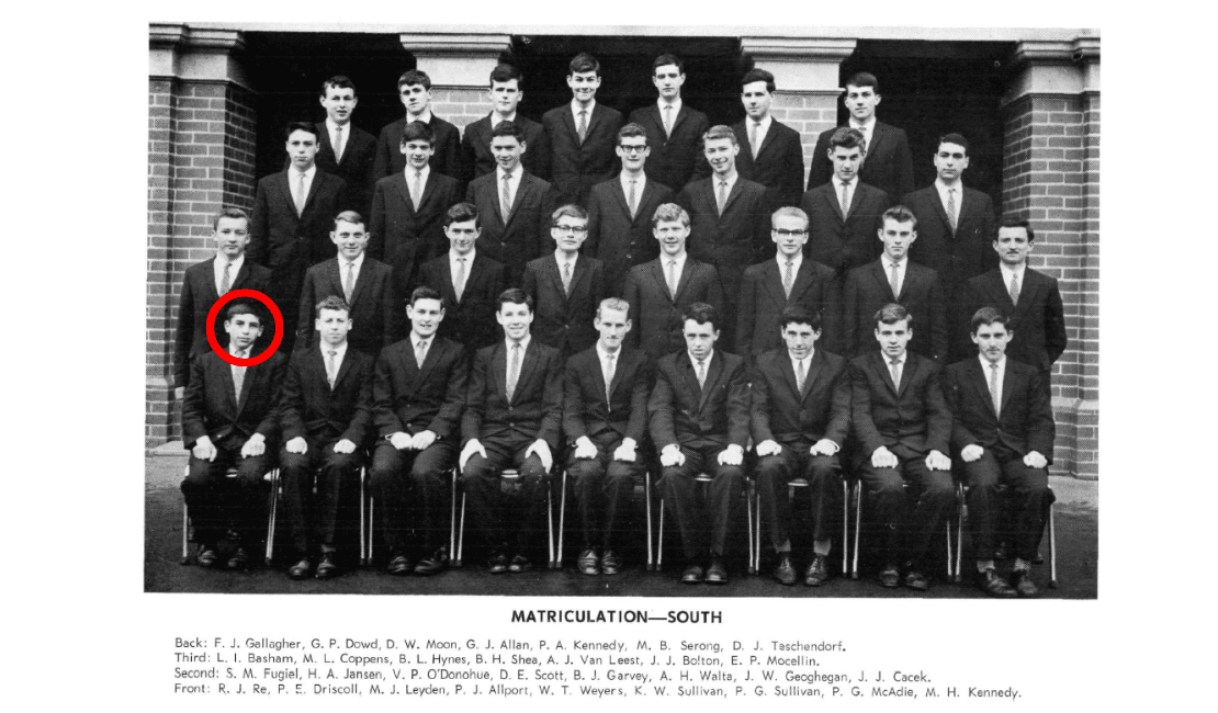 Robert Re (SPC 1955-63) | News | St Patrick's College